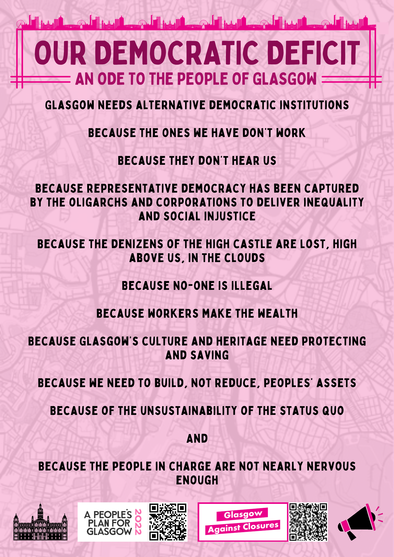 Our Democratic Deficit: An Ode to the People of Glasgow
